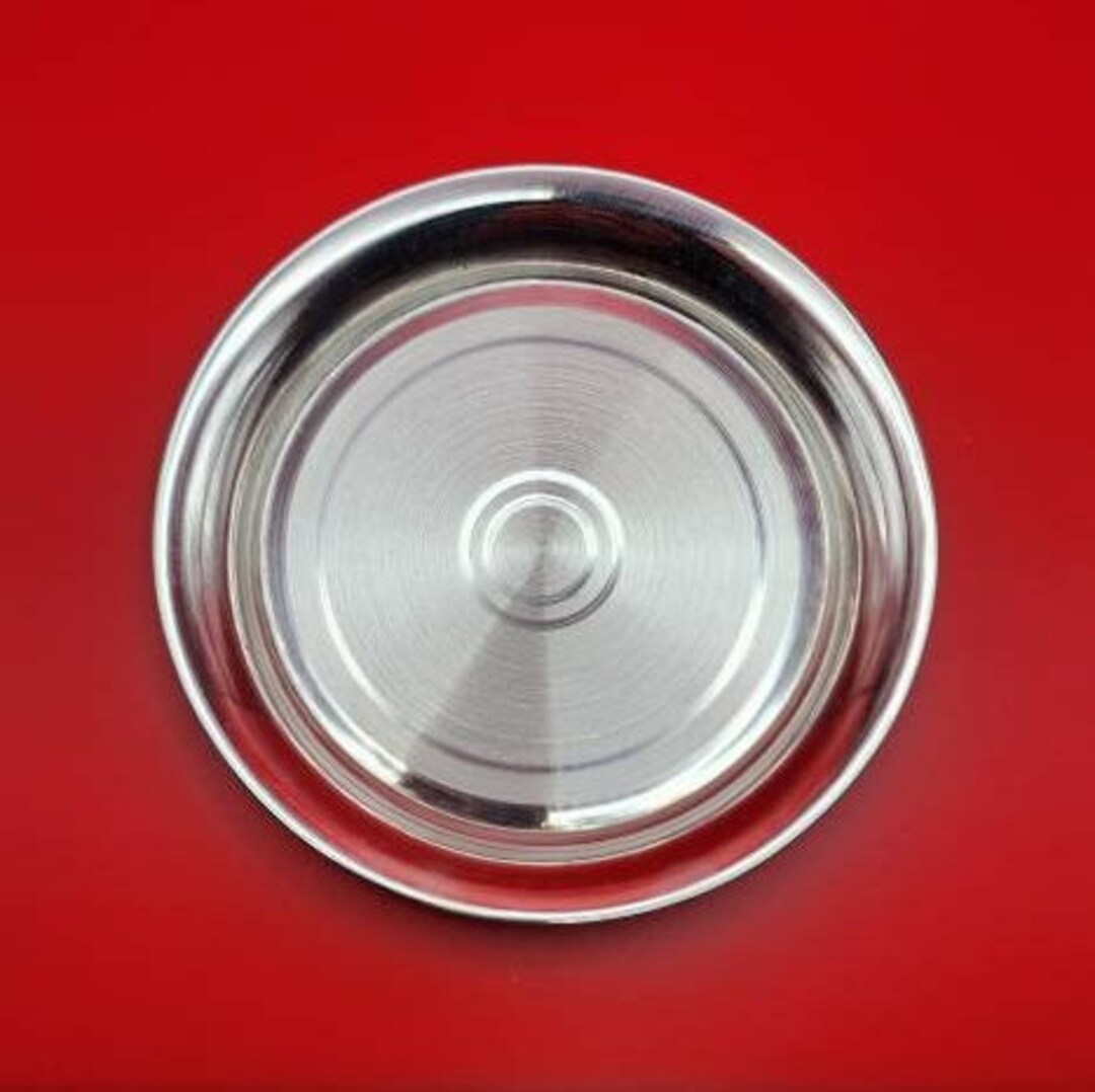 999 Pure Silver Plate/thali 3.5 Inches Diameter - Etsy