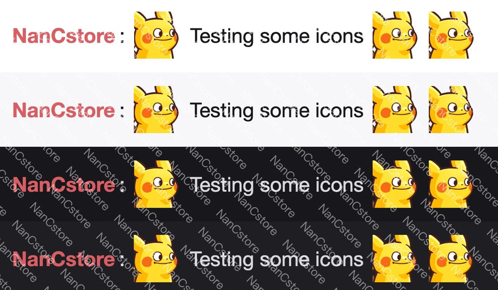 Side Eye Pikachu Animated Emotes | Cute Pokemon | Twitch Discord ...