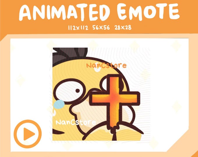Animated Scared Psyduck Freak Out Emotes | Streaming Pokemon Emoji ...