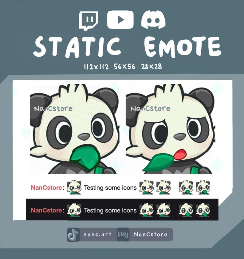 Shocked Pancham Emote | Annoyed Staring | Twitch & Discord Asset Gamer ...