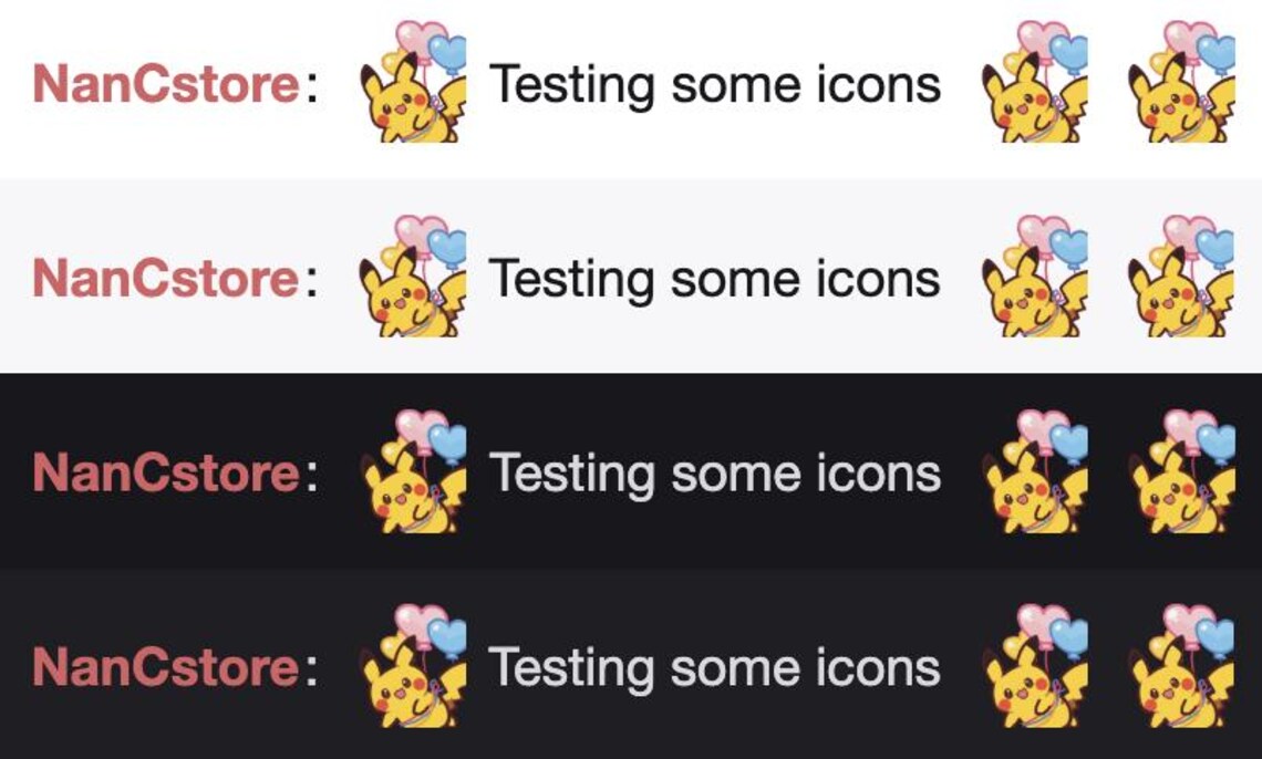 Animated Balloon Pika Flying Emotes | Chibi Pikachu | Streaming Kawaii ...