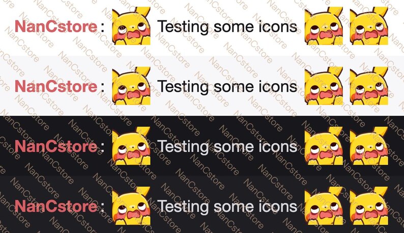 Animated OMG Pikachu Pulling Eye Bag Emote | Twitch Discord Streaming ...
