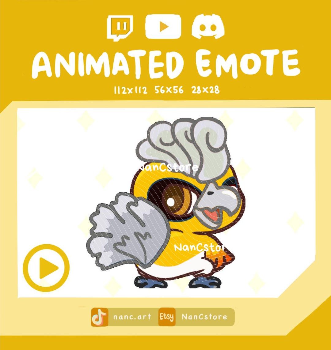 Twerk Shiny Ho-oh Animated Emotes | Adorable Pokemon Chat Streaming ...