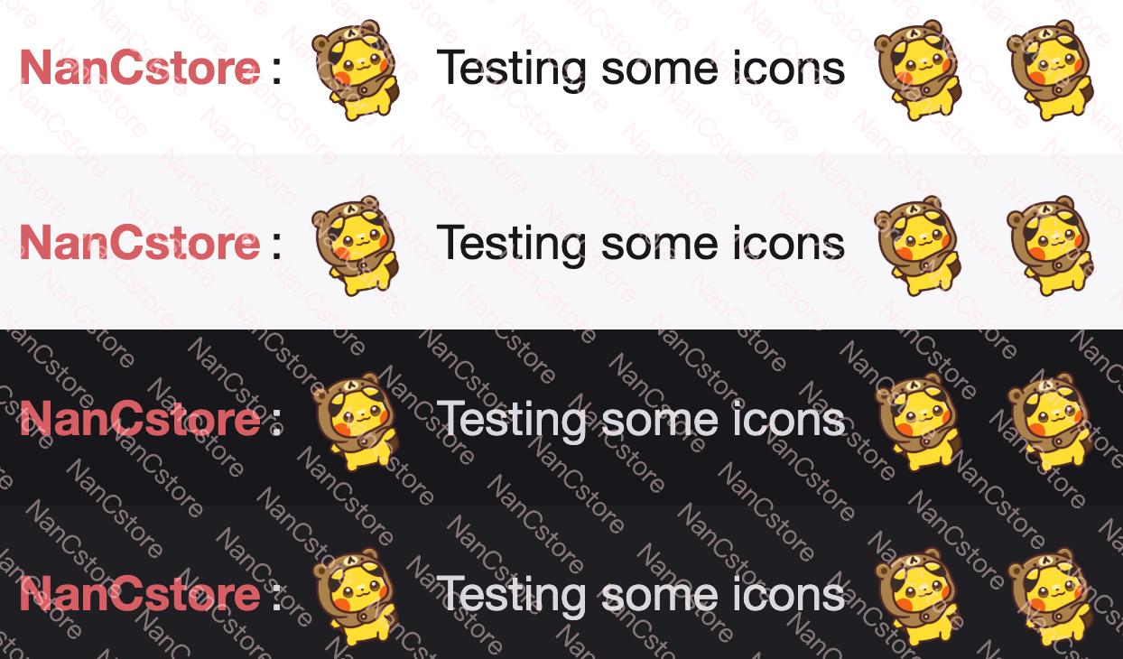 Kawaii Bear Hat Pikachu Animated Emotes for Twitch and Discord ...