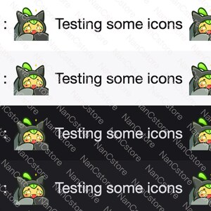 Emote Ogerpon de máscara verde azulado animado / Negro acogedor y ...
