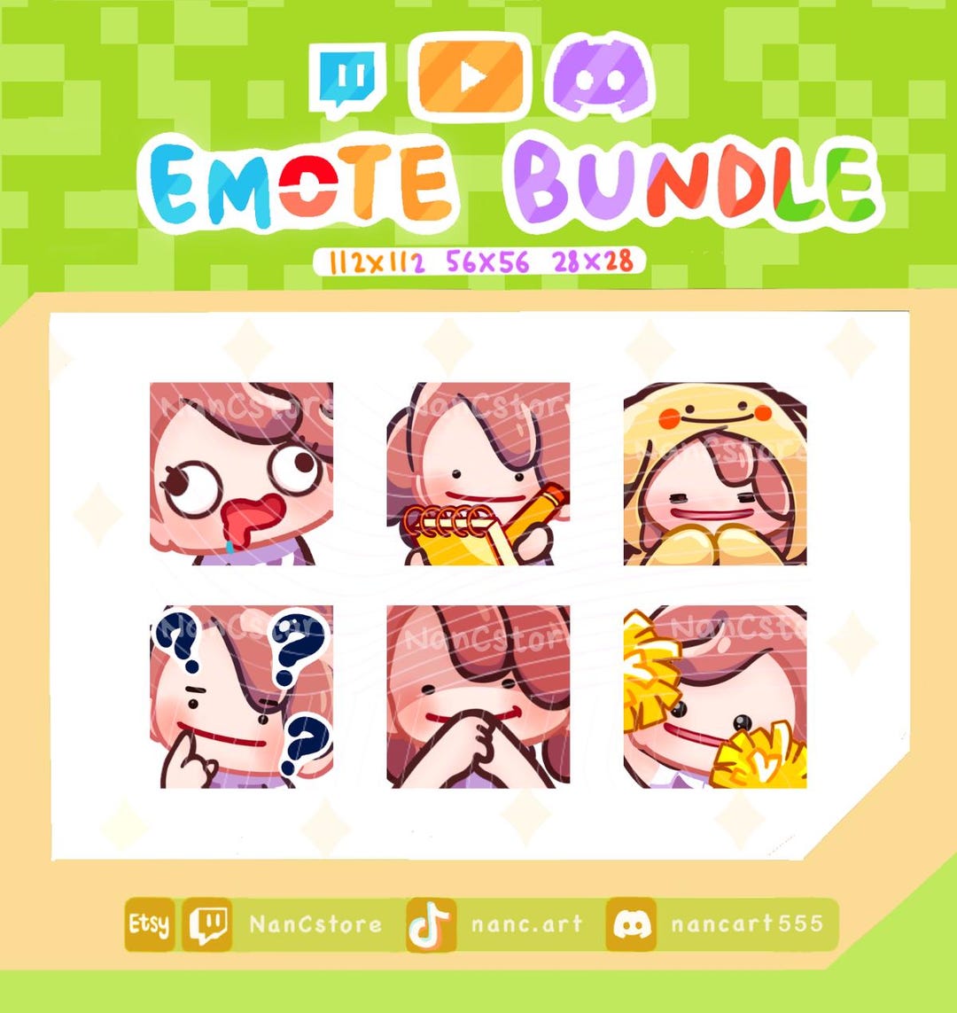 Pokopia Ditto Human Form Emote Pack 5 | Rose Pink Hair Girl Twitch Set ...