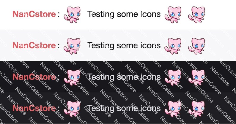 Animated Mew Wiggle Dance Emotes | Kawaii Streaming Emoji Twitch ...