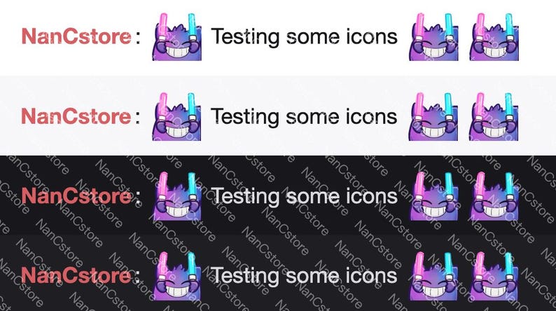 Excited Gengar RAVE Dancing Animated Emote | Pokemon Emoji Twitch ...