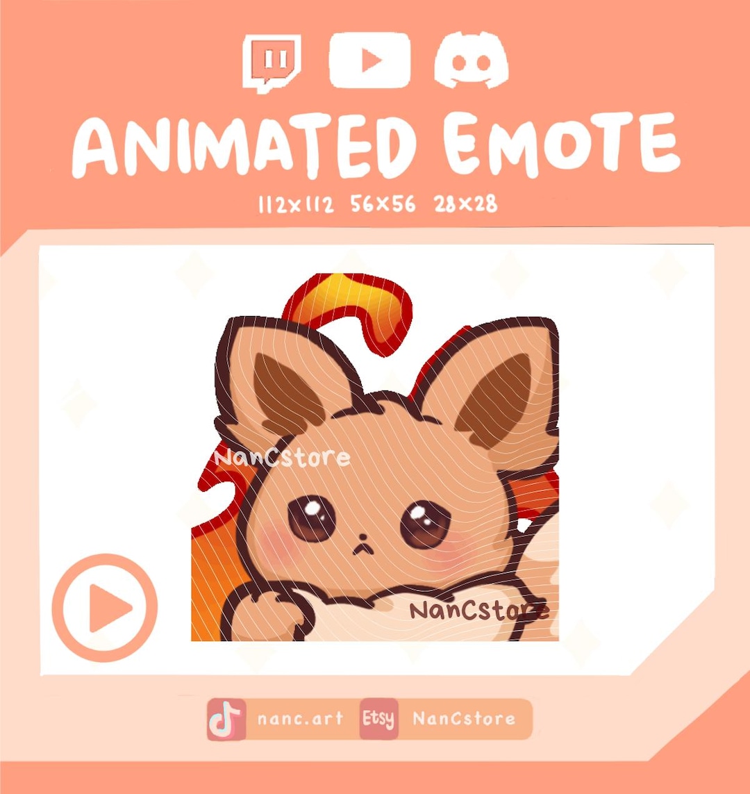 Animated Determinate Angry Eevee Emotes | Chibi Pokemon | Funny ...