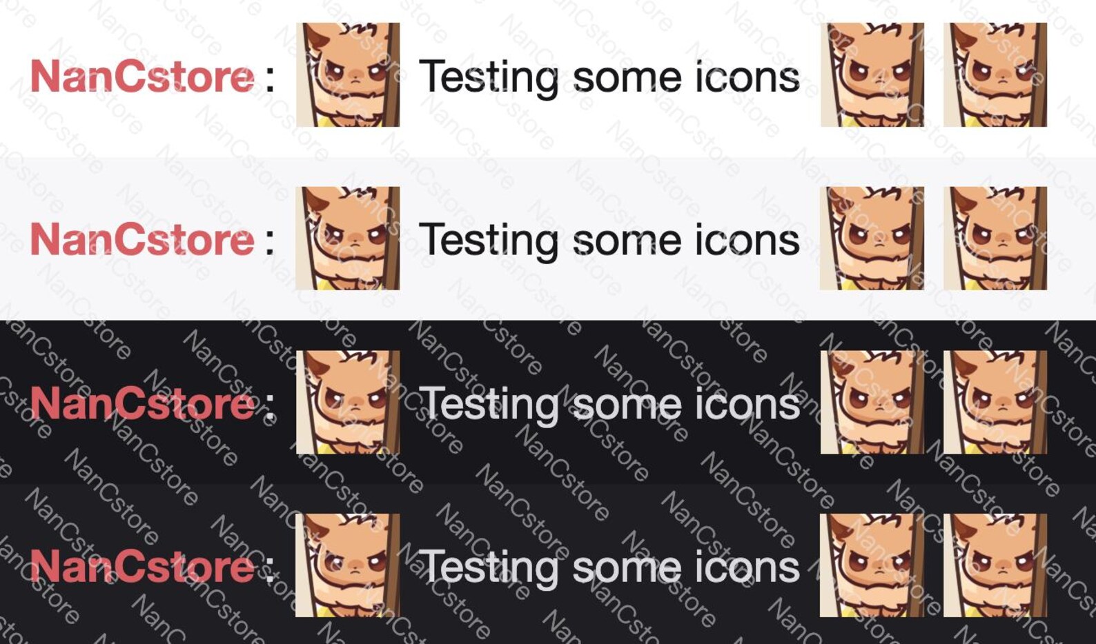 Eevee Angry Staring Behind the Door Animated Emote | Emoji for Twitch ...