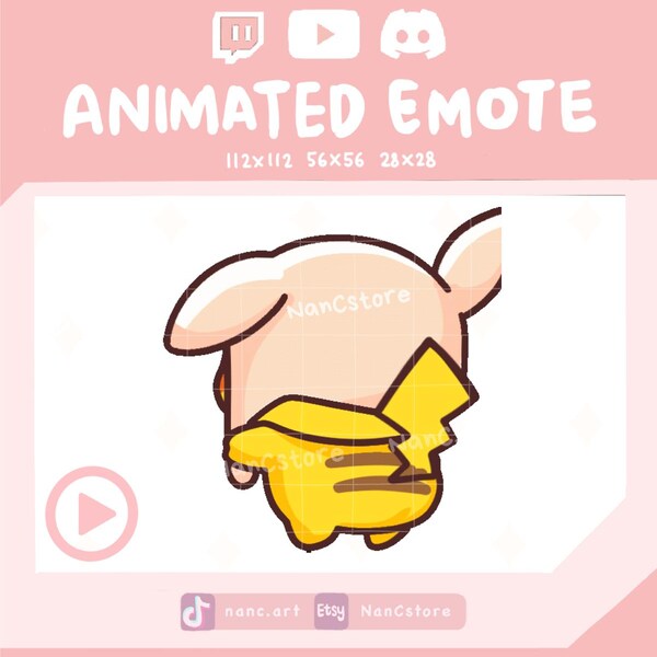 Pikachu Butt - Etsy