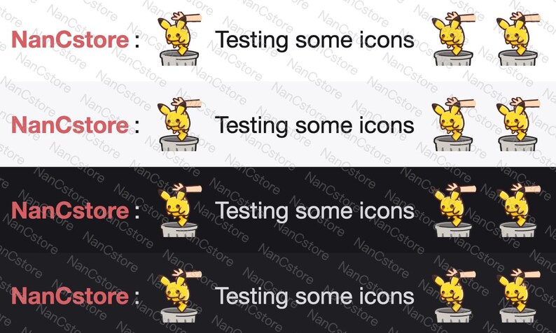 Pikachu Being Dumped Into Trash Bin Animated Emotes | Pokemon ...