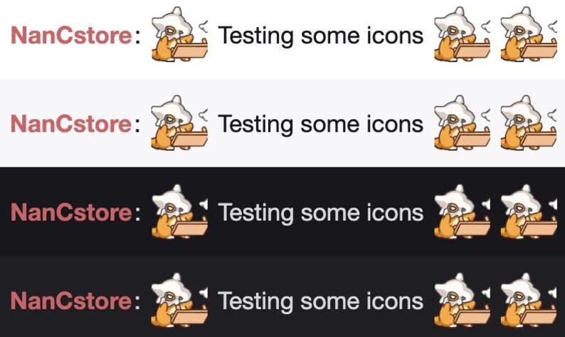 Animated Angry Cubone Flipping Table Emotes | Twitch Discord Streaming ...