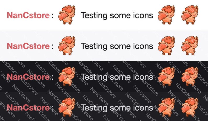 Twerk Vulpix Animated Emotes | Adorable Pokemon Chat Streaming Emoji ...