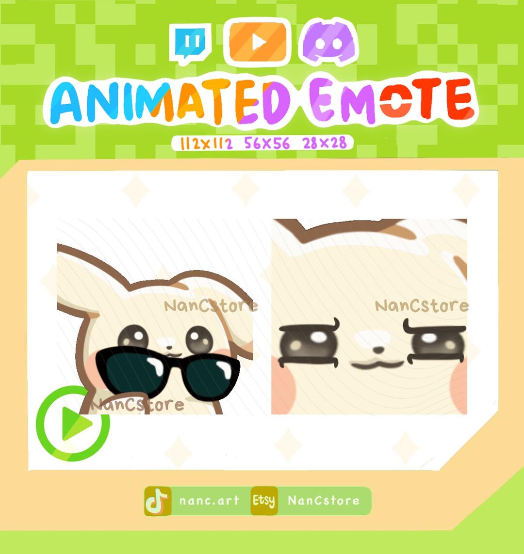 Judgemental Peakychu Animated Emote | Twitch, Discord (digital Download ...