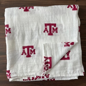Aggie Swaddle | Texas A M Receiving Blanket | Texas A M Blanket | Aggie ...