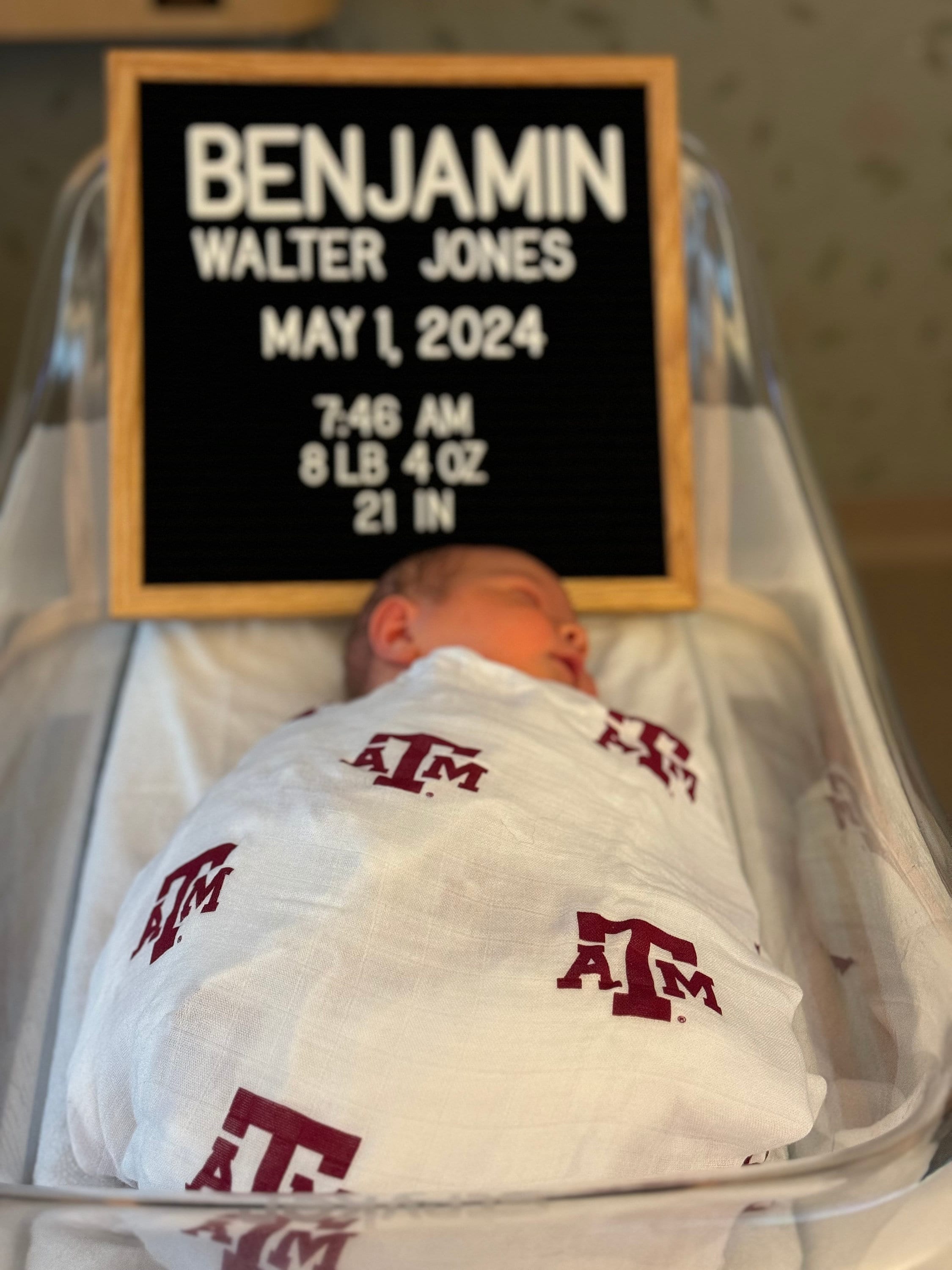 Aggie Swaddle | Texas A M Receiving Blanket | Texas A M Blanket | Aggie ...