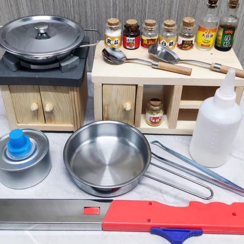 Real Miniature Cooking Pan Pot for Mini Kitchen or Dollhouse - Etsy