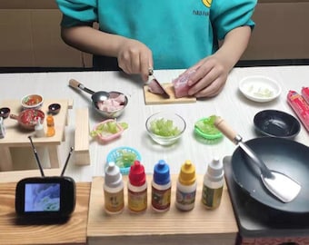 Custom Miniature Cooking Kitchen Set With Real Working Stove - Etsy UK