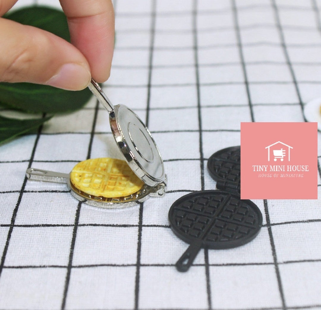 Real Mini Cooking: Mini Waffle Pan Scale 1.12 for Tiny Cooking or ...