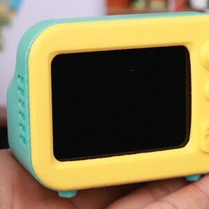 Real Working Miniature Television TV Perfect for Your Dollhouse ...