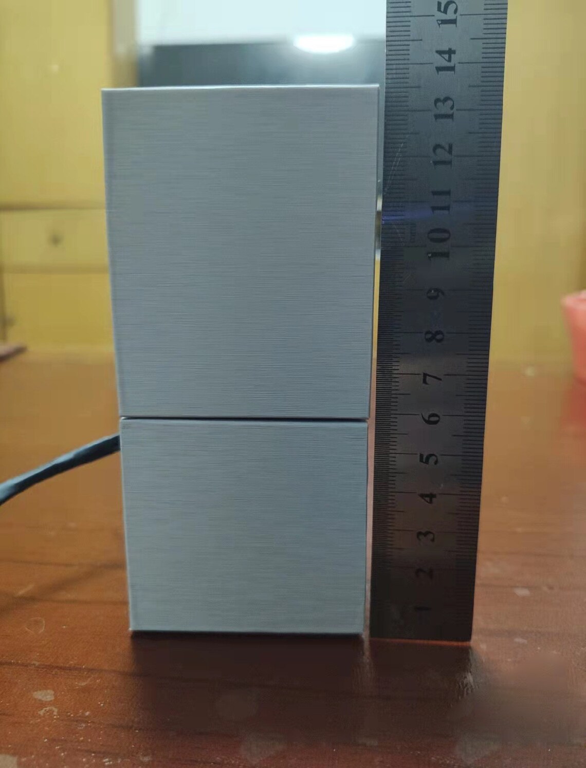 Working Miniature Double Door Fridge With Cooler & Light, 1:12 Scale ...