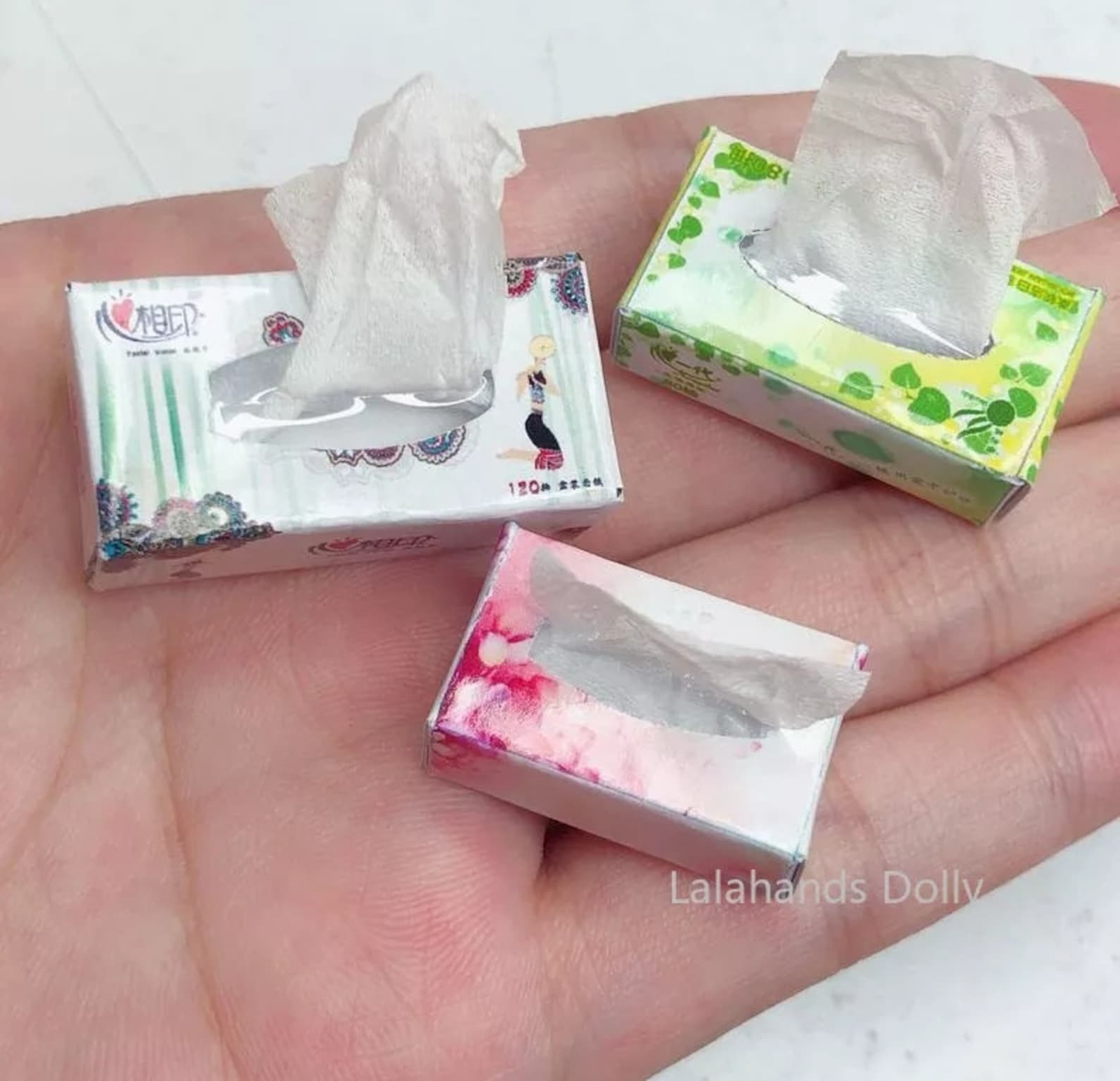 Real Miniature Tissue Box With Real Tissue - Etsy