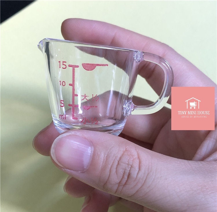 Real Cooking Miniature: Mini Measuring Cup for Real Tiny Cooking or ...