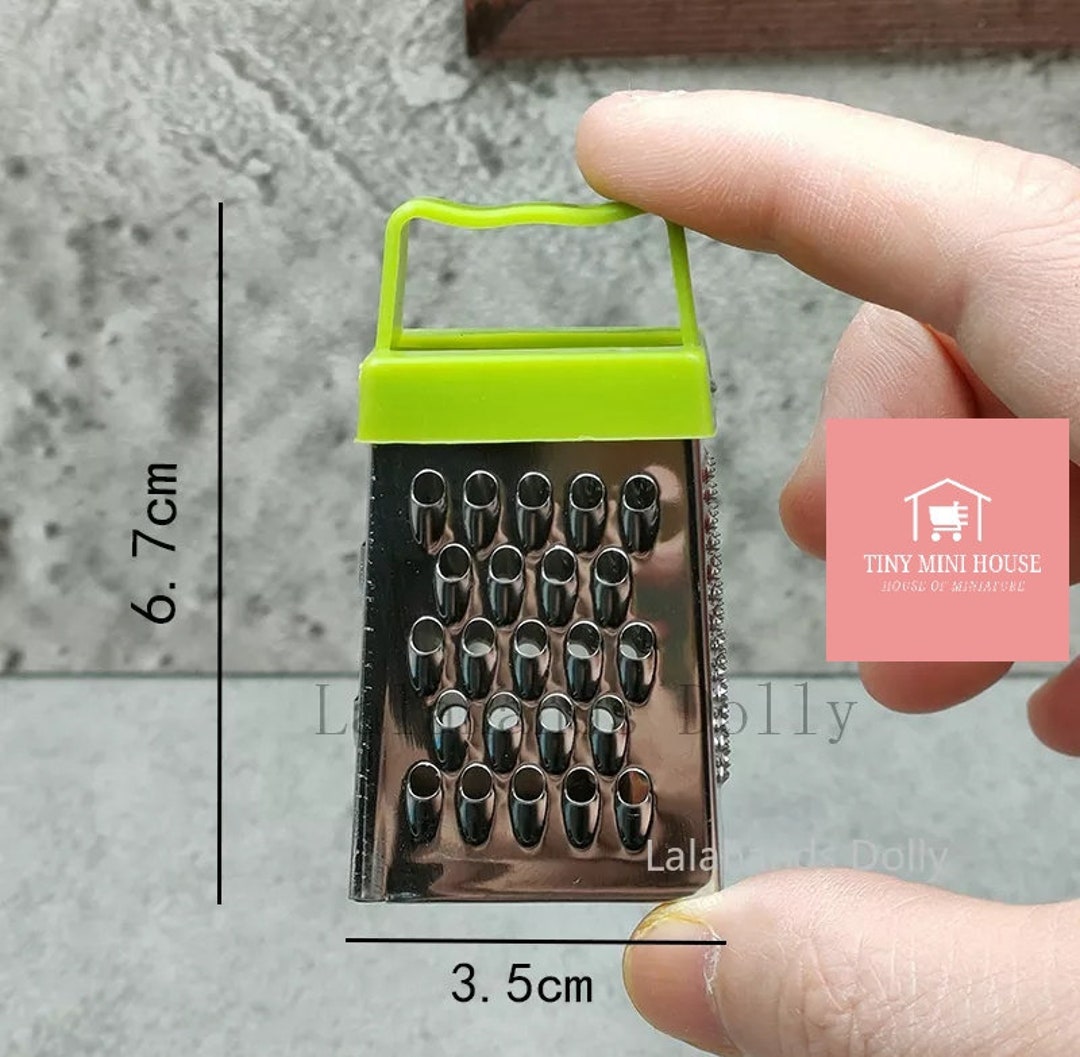 Real Miniature Stainless Steel Cheese Grater: Tiny Cooking, Dollhouse ...