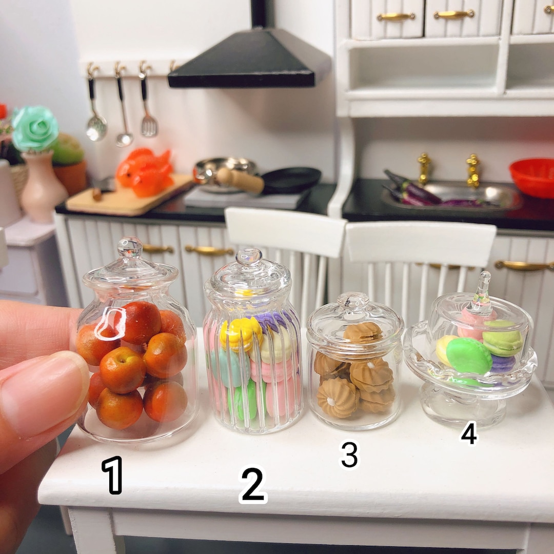 Real Miniature Cooking Glass Jar Perfect for Real Tiny Food Cooking or ...