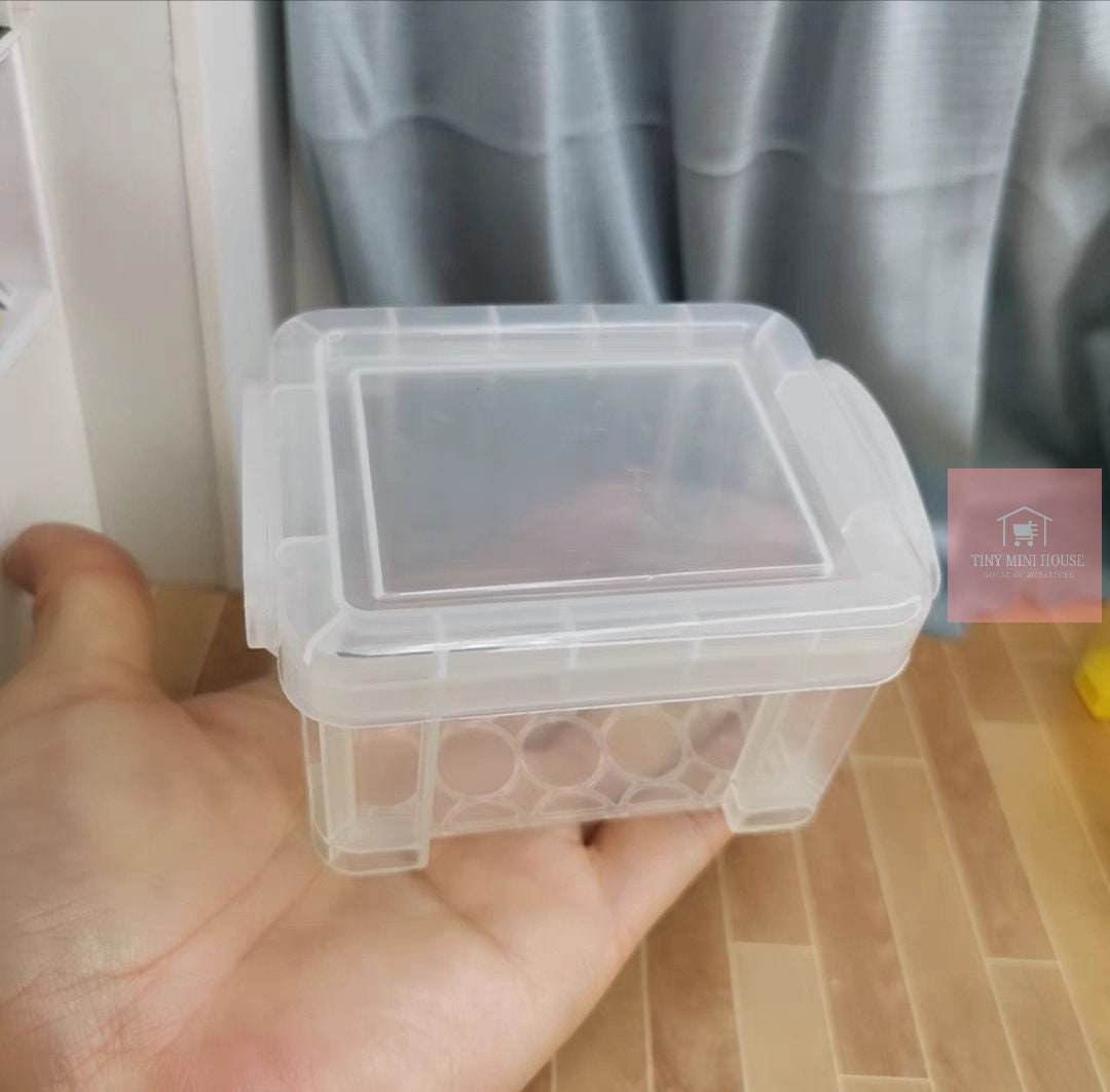 Real Miniature Storage Box for Dollhouse Kitchen or Real Mini - Etsy