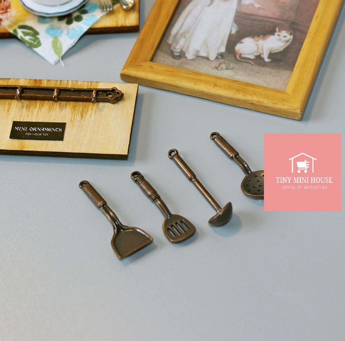 Miniature Cooking Utensil for Real Cooking Miniature 1:12 Metal ...