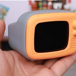 Real Working Miniature Television TV Perfect for Your Dollhouse ...