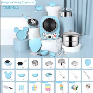 Real Mini Kitchen Set: Kids Cooking Role Play - Etsy