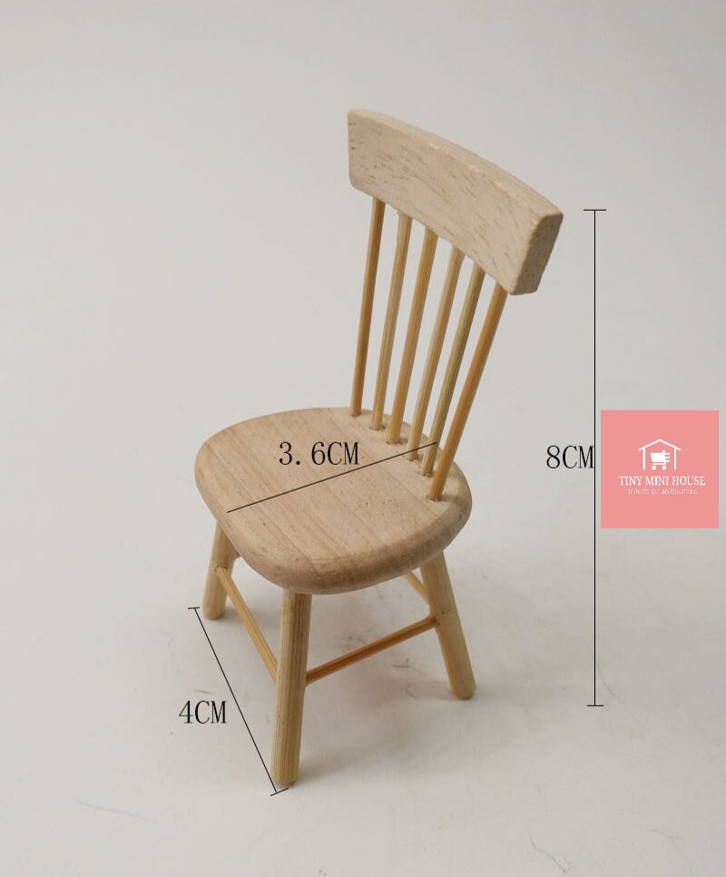 Miniature Dining Table and Chair for Dollhouse Miniature and - Etsy