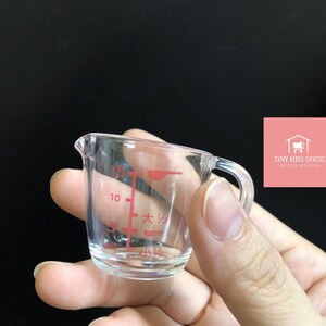 Real Cooking Miniature: Mini Measuring Cup for Real Tiny Cooking or ...