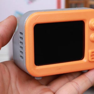 Real Working Miniature Television TV Perfect for Your Dollhouse ...