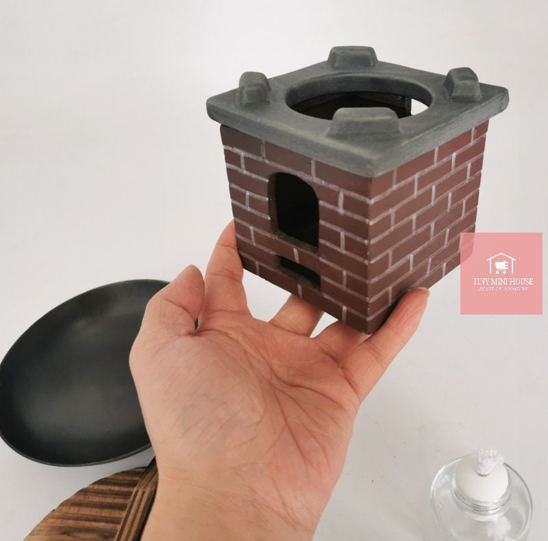 Miniature Cooking Stove for Mini Kitchen Can Real Cook Mini Food ...