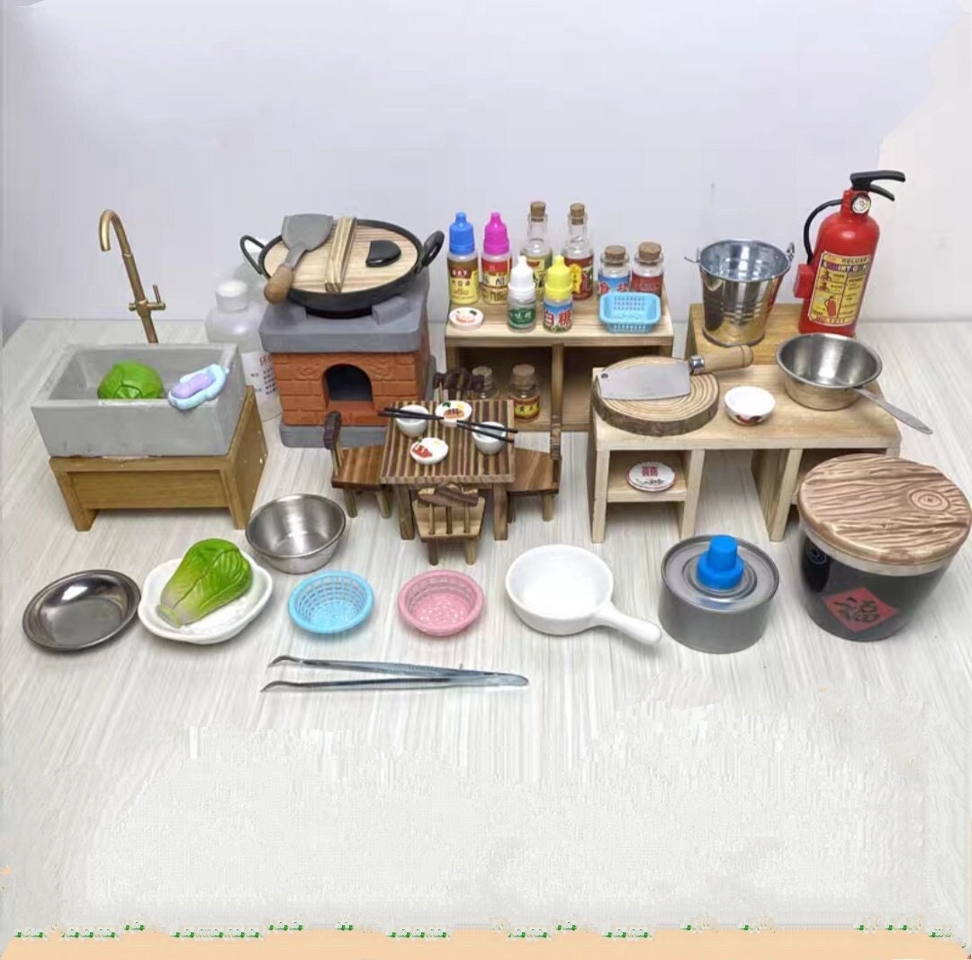 Real Working Mini Kitchen Set: Food Grade, Miniature Cooking Show - Etsy