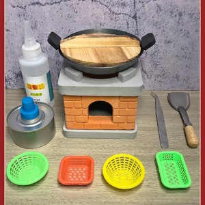 Real Miniature Kitchen Set: Tiny Cooking, Interactive Play - Etsy