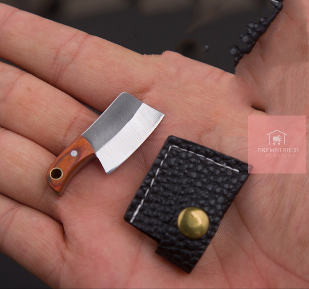 Real Miniature Cooking Cleaver Knife Sharp and Can Cut Real Mini Food ...