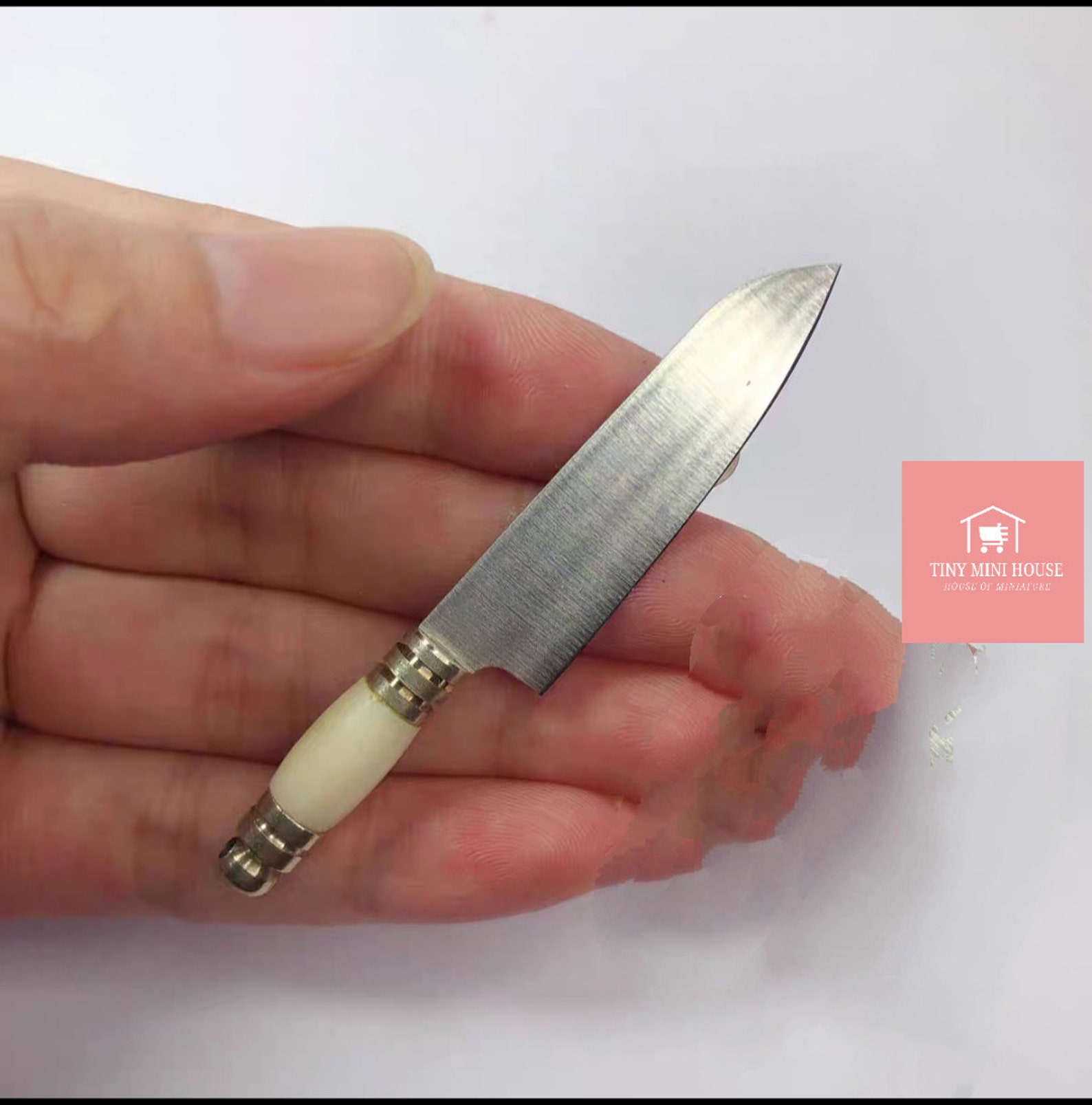 Real Miniature Cooking: Real Mini Santoku Knife Knife Holder Sharp as ...
