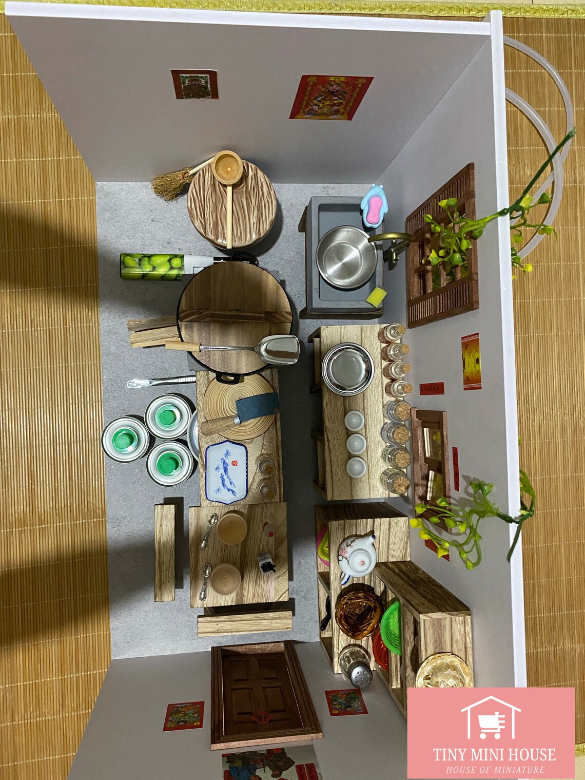 Real Miniature Kitchen Set: Tiny Cooking Show, Children's Play - Etsy