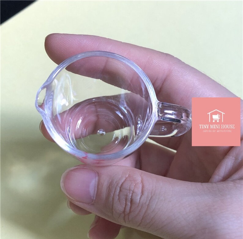Mini Measuring Cup: Real Tiny Cooking, Dollhouse Kitchen Decor - Etsy