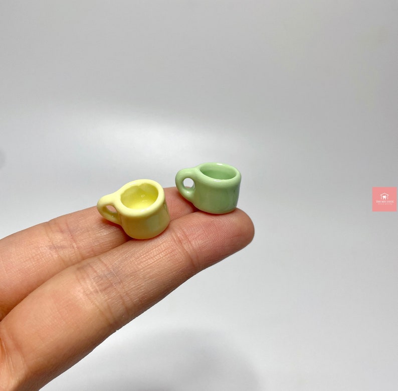 Real Miniature Cooking: Mini Plate Mug Rack Set for You Tiny - Etsy