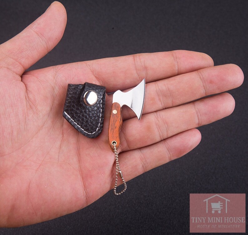 REAL Miniature Axe Knife Sharp Can Real Cut - Etsy