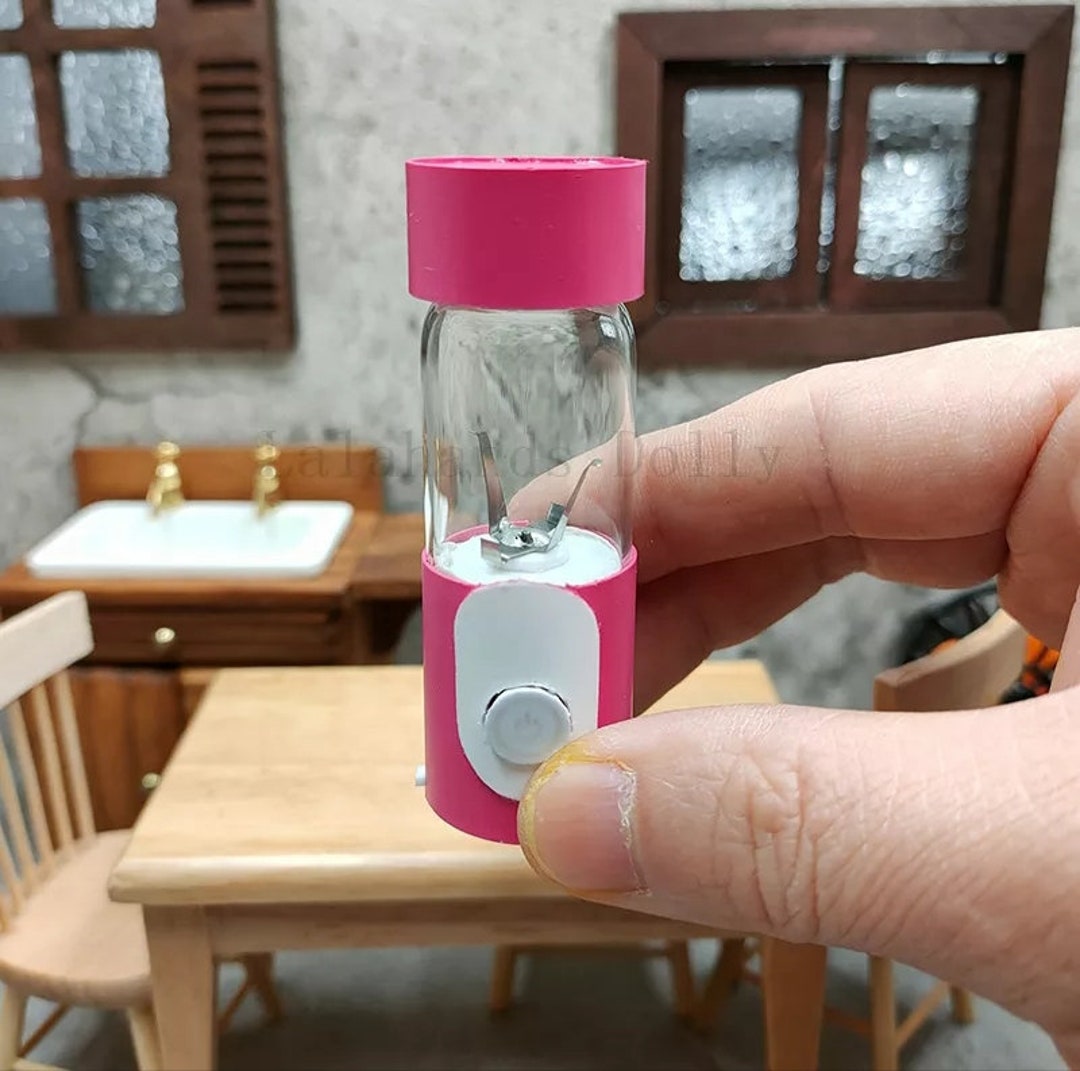 Real Miniature Working Blender Juicer Can Blend Real Mini Food With Red ...
