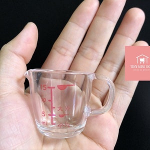 Real Cooking Miniature: Mini Measuring Cup for Real Tiny Cooking or ...
