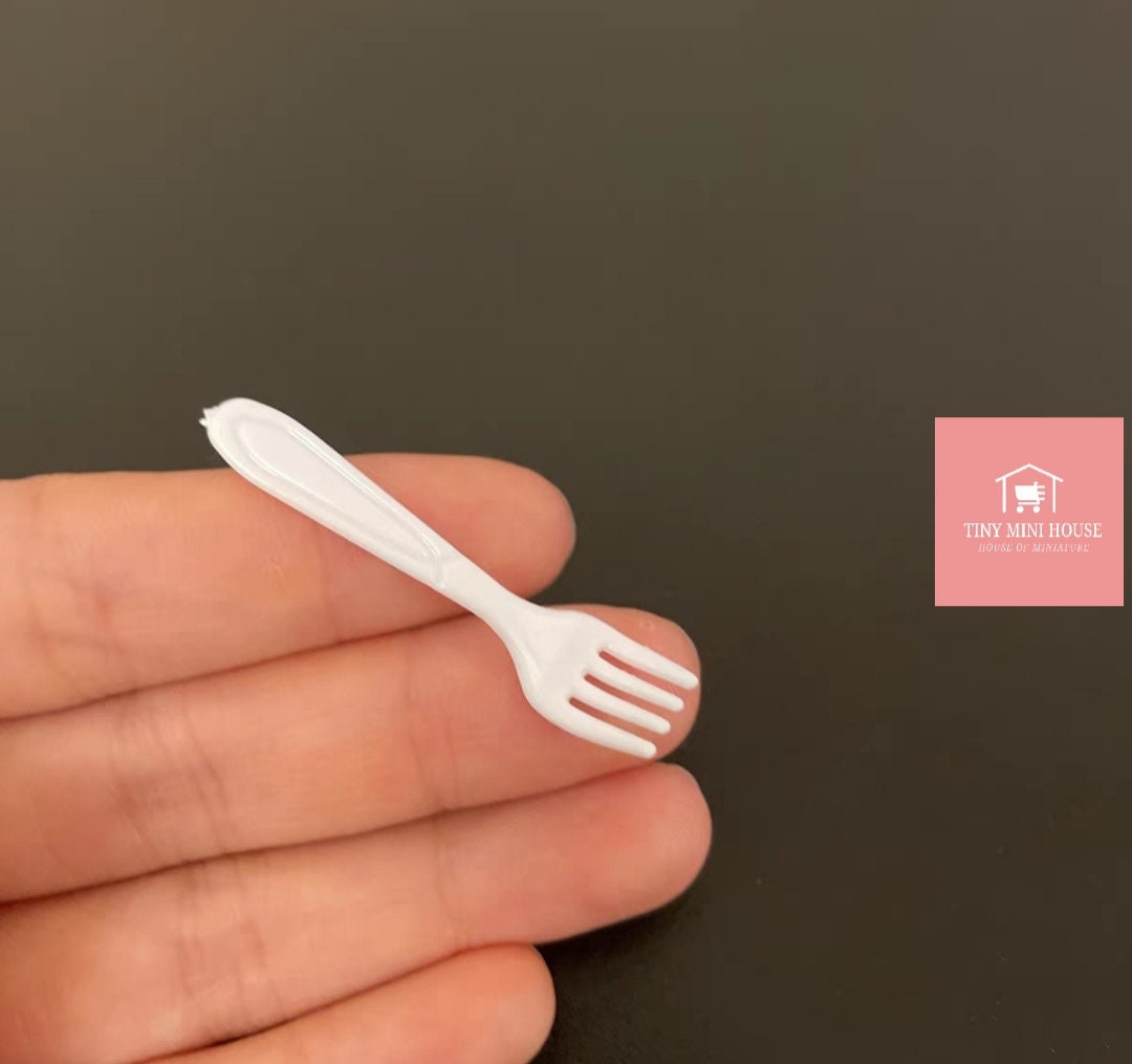 Miniature Fork for Dollhouse Kitchen Miniature or Real Miniature ...