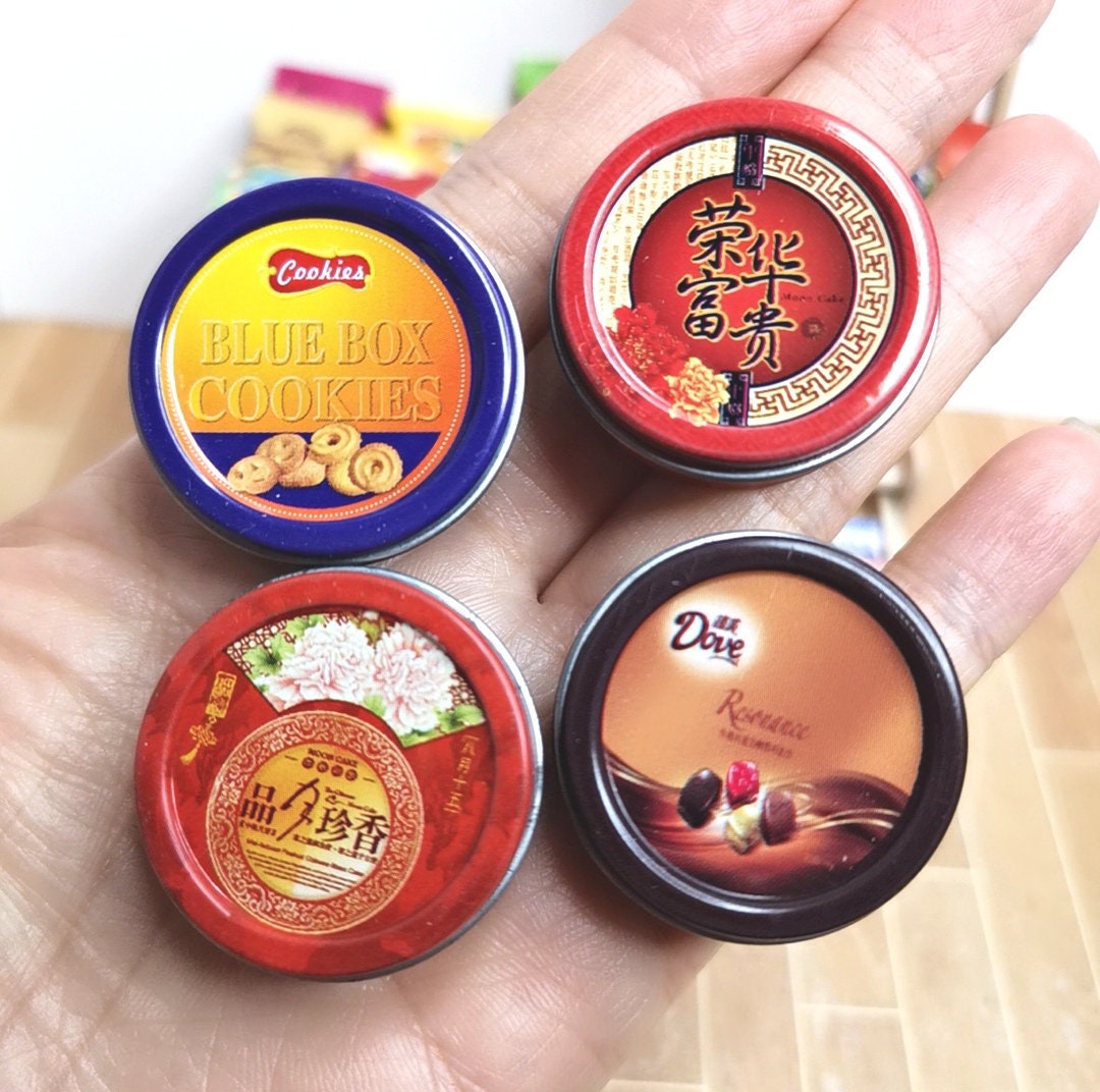 Real Miniature Butter Cooking, Biscuit , Choco Tin Box Set - Etsy